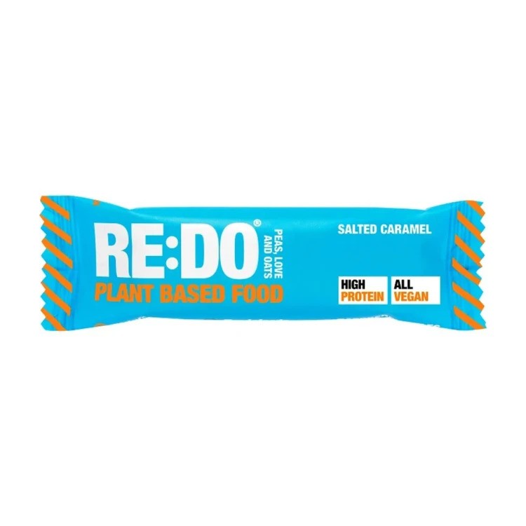 REDO SALTED CARAMEL PLANT BASED PROTEIN BAR 60G | Rosh Medical Company